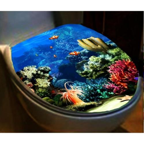Jual sticker Closet Toilet SeaWorld Aquarium Underwater - Kota Surabaya ...