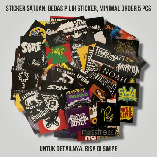 Jual Sticker band indie (satuan) - Kota Depok - Lokaswara Store | Tokopedia