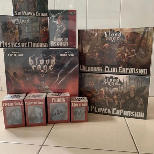 Jual Blood Rage Board Game Kickstarter Edition All in Expansion + Hili ...