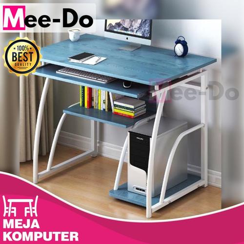 Jual Mee Do Meja Belajar Komputer Minimalis Kerja Gaming Murah - white ...