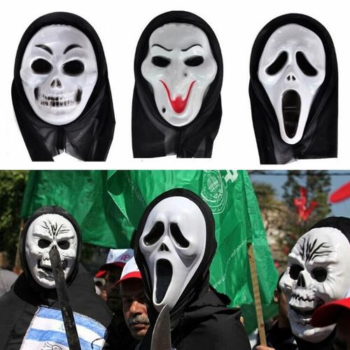 Jual TOPENG SERAM HALLOWEEN SCREAM COSPLAY SCARY MASK PESTA TOPENG - no ...