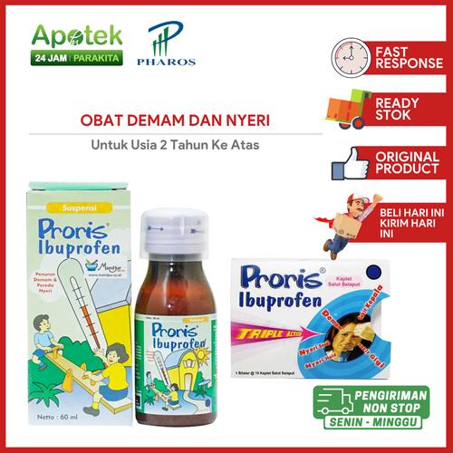 Jual Proris Sirup Tablet Untuk Demam dan Nyeri Anak-Anak - Sirup ...