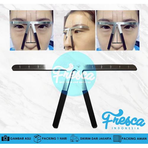 Promo Penggaris Alis Gimo Eyebrow Ruler Measure Shaping Tool Garis ...
