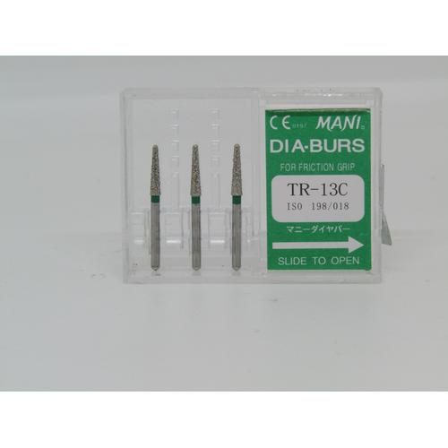 Jual Bur gigi diamond mani burs taper round coarse list hijau TR ...