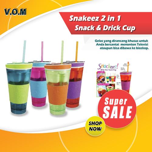 Jual Snackeez 2 in 1 Snack & Drink Cup / Gelas Pop Corn - Jakarta Utara ...