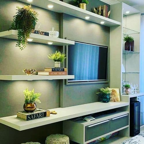 Jual BACKDROP PANEL TV, PARTISI SEKAT RUANG LEMARI KRISTAL, RAK ...