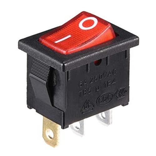 Jual Saklar Switch Kecil 3 Pin On Off + Lampu / Rocker Switch Small ...