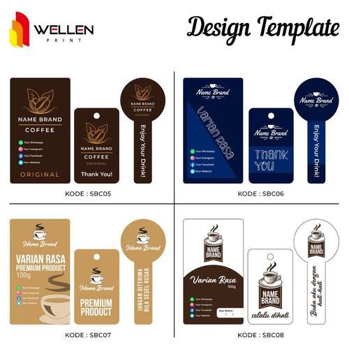 Jual Paket Cetak Sticker Label Untuk Branding Kemasan Botol Minuman ...