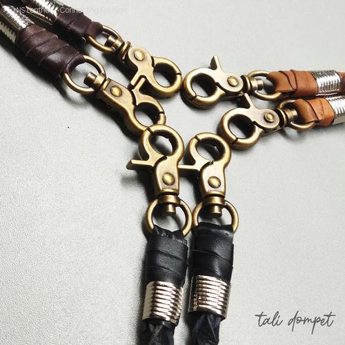 Promo Tali Dompet Kulit HD anyaman tangan rantai Dompet - Coklat - Kota ...