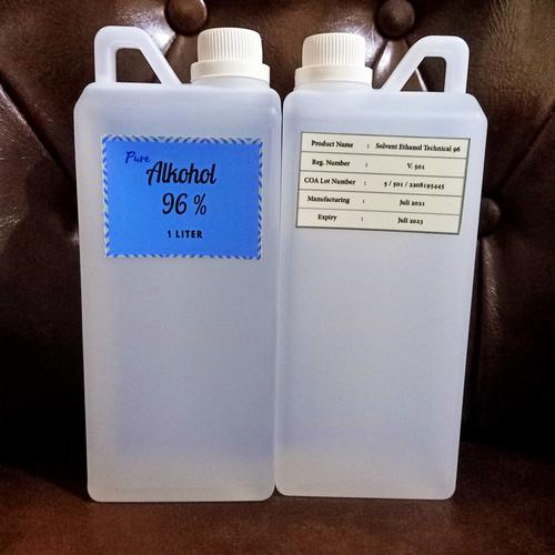 Jual Alkohol 96 % 1 Liter Medis Farmasi Industri Ethanol Grade Teknik ...