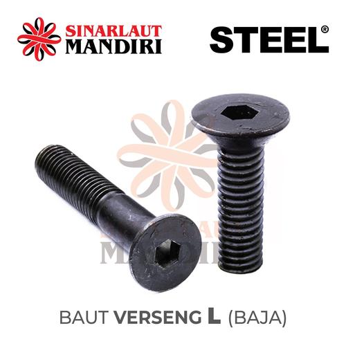 Jual Baut Verseng L Baja / JFL / Nex Socket Countersunk Bolt M 5 x 20 ...