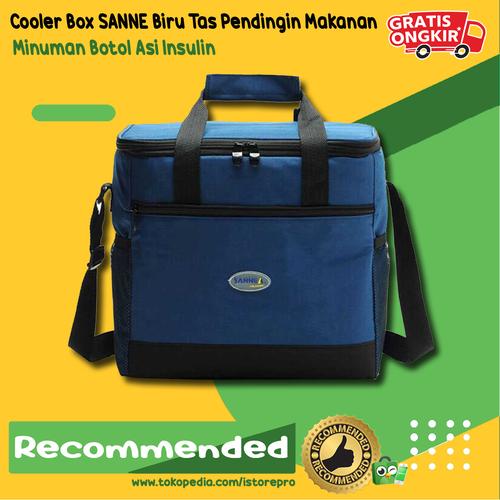 Jual Cooler Box SANNE Biru Tas Pendingin Makanan Minuman Botol Asi ...