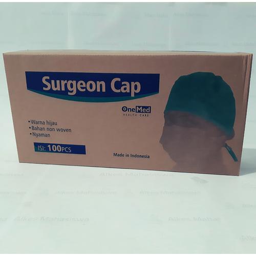 Jual Surgeon Cap Topi Operasi Dokter Perawat Penutup Kepala Onemed ...