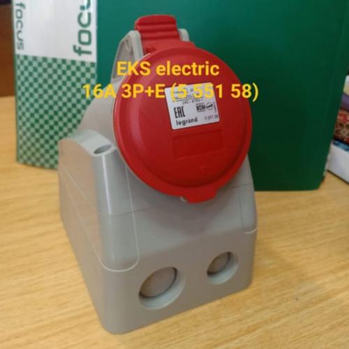 Jual SURFACE MOUNTING SOCKET LEGRAND 16A 5Pin 3P+N+E (Female) 3phase ...