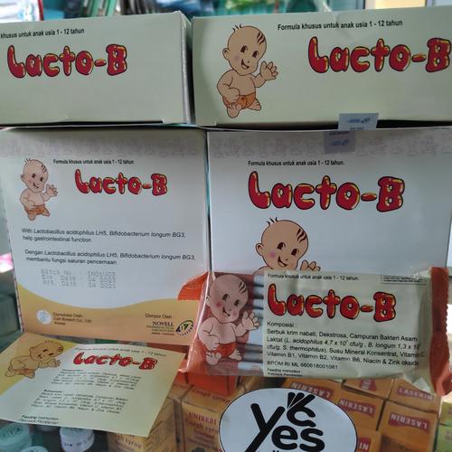 Jual Lacto-B Saset Probiotik untuk diare Pencernaan 1 - 12 tahun anak ...