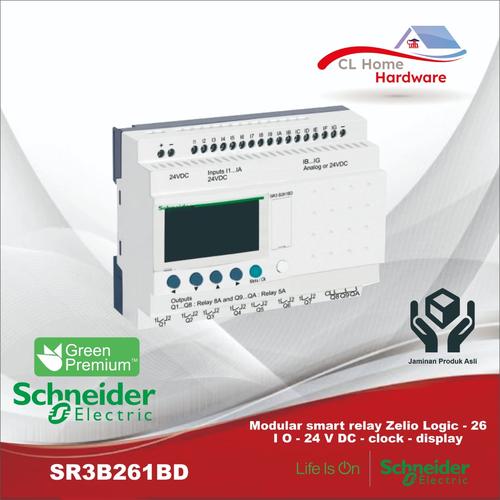 Jual SCHNEIDER SR3B261BD Modular smart relay Zelio Logic - Jakarta ...