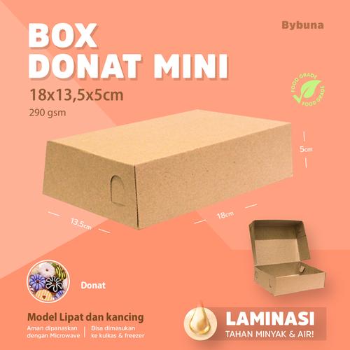 Promo BOX DUS DONAT MINI DUS NASI BOX DIMSUM BOX MIE DUS KRAFT KOTAK ...