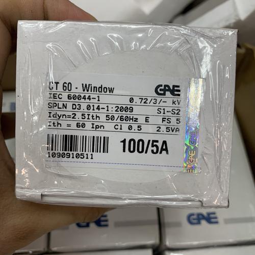 Jual CT GAE 100/5A 150/5A Current Transformer CT60 Class 0,5 - Jakarta ...