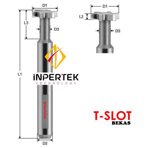 Promo T Slot 13 HSS Cutter T 13 mm Slotting T-Type Cutter Milling Bekas ...