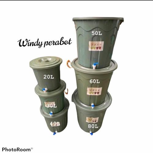 Jual Ember Plastik Kran 20,30,40,50,60,80 Liter Maroon - Jakarta Timur - windy perabot | Tokopedia