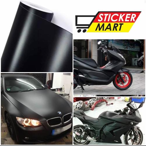 Jual Stiker Wrap Mobil Fortuner Alphard Black Matte Hitam Doff Satin ...