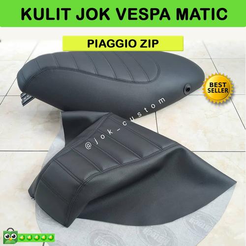 Jual Kulit Jok Custom PIAGGIO ZIP - Hitam - Kab. Bogor - jok custom ...