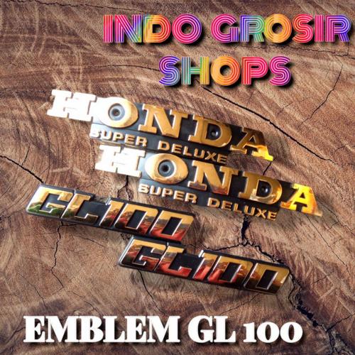 Jual emblem tangki gl100 emblem box aki gl100 import kualitas terbaik ...
