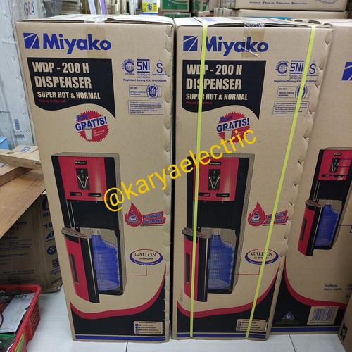 Jual DISPENSER MIYAKO GALON BAWAH WDP-200H WDP 200 H HOT AND NORMAL ...
