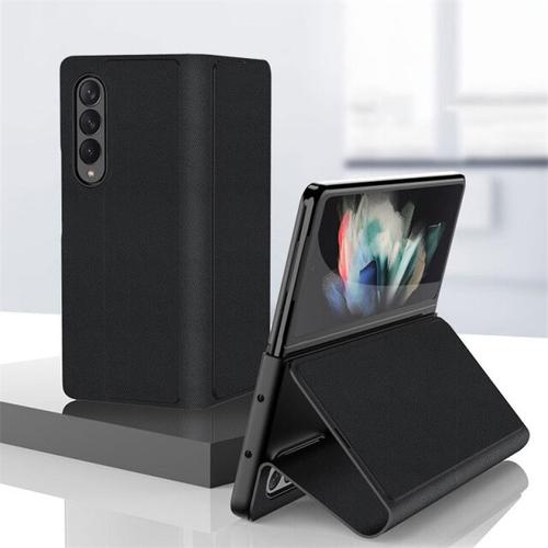 Jual SAMSUNG GALAXY Z FOLD3 5G FOLD 3 LEATHER FLIP CASE CASING COVER ...