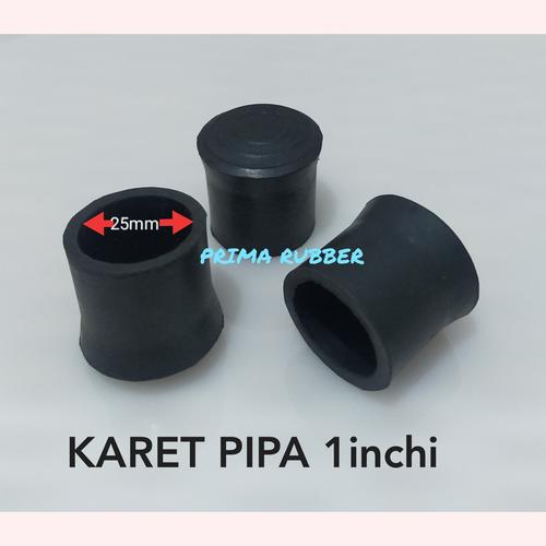 Jual KARET KAKI PIPA 1 inch GARIS KARET KAKI MEJA RAK KURSI BESI PIPA ...