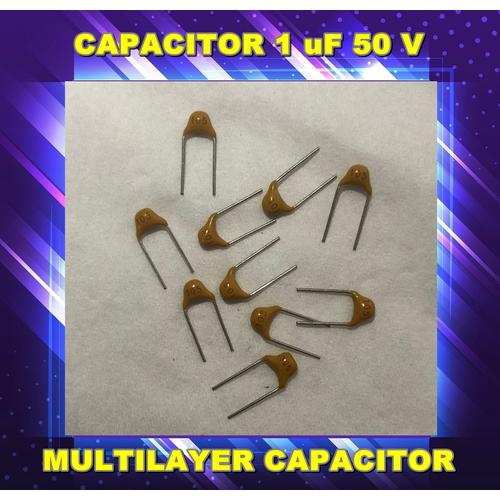 Jual CAPACITOR 1uf KAPASITOR 1uF 1 MICRO FARAD MULTILAYER CAPACITOR ...