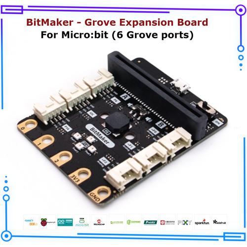 Jual BitMaker Microbit - Grove Expansion Board for Micro:bit 6 Grove ...