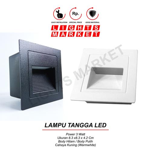 Jual Lampu Tangga LED 3 Watt Step Light Outdoor Indoor 3W - Kota ...
