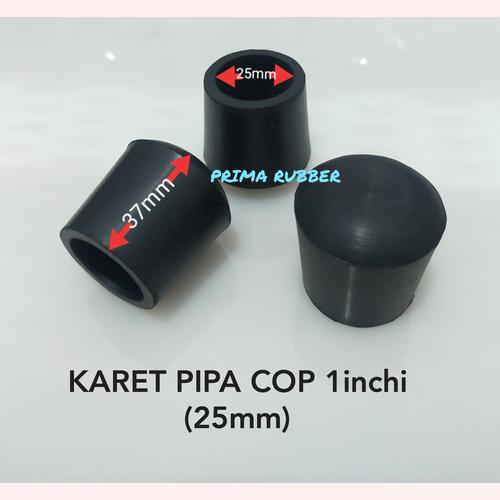 Jual KARET KAKI PIPA 1 inch TEBAL KARET KAKI MEJA RAK KURSI BESI PIPA ...