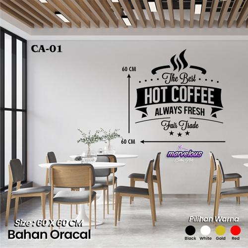 Jual Sticker Cutting Cafe Coffee Sticker Dinding Kaca / Wall Decor A ...