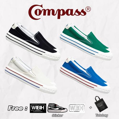 Jual Sepatu Compass Retrograde Slip On - Cream, 41 - Kota Tangerang ...