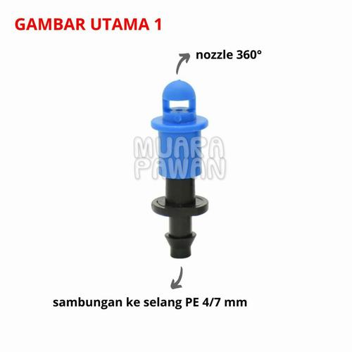 Jual Nozzle semprotan taman sprinkler irigasi 360 derajat sprayer ...