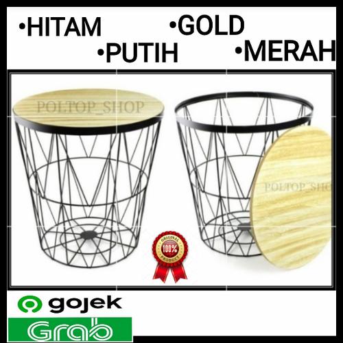 Jual MEJA TERAS MINIMALIS BESI/MEJA SERBAGUNA/MEJA PENYIMPANAN BESI ...