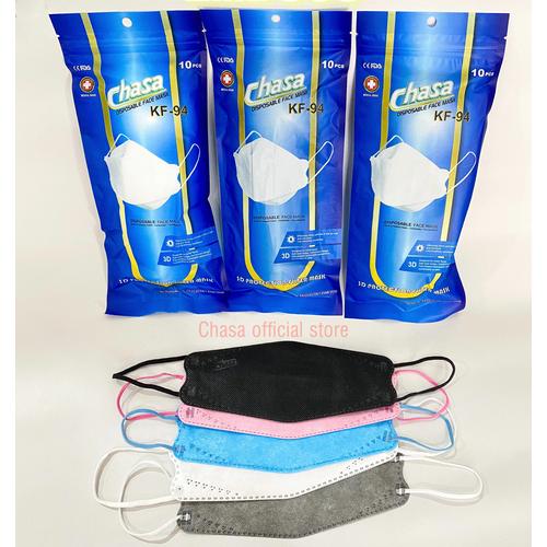 Jual Masker KF94 Chasa Sachet 3D Earloop Disposable Medical Grade KF 94 ...