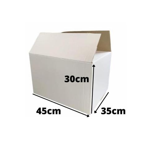 Jual Kardus Putih Polos Dus Pindahan Besar Box Uk 45 X 35 X 30 ...