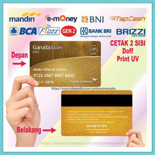 Jual KARTU EMONEY MANDIRI BCA GEN 2 BNI BRI GARUDA CARD GOLD VERSION ...
