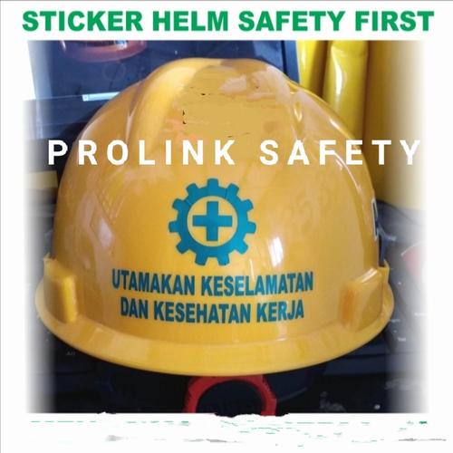 Jual STICKER HELM SAFETY MENYALA UKURAN BESAR - Kab. Probolinggo ...