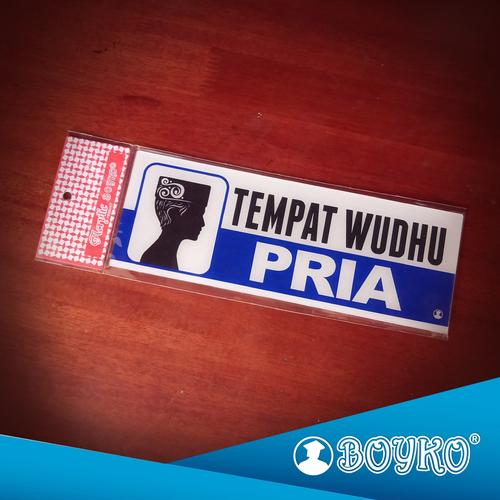 Jual Acrylic Sign / Papan Tanda Kebutuhan Tempat Ibadah - WUDHU PRIA ...