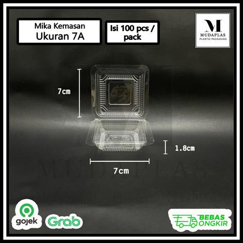 Jual Mika Kemasan Plastik Kue Makanan Ukuran 7A isi 100 pcs - Jakarta ...