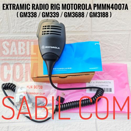 Jual EXTRA MIC RADIO RIG MOTOROLA GM 338 / EXTRAMIC RIG MOTOROLA ...