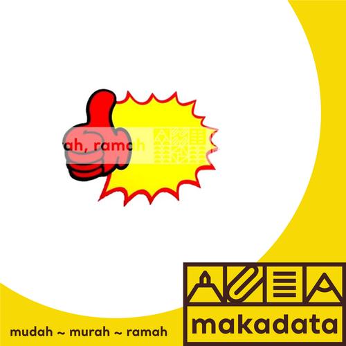 Jual PRICE TAG SALE SIGN | LABEL KERTAS PROMOSI HARGA ( LARGE 5B ...