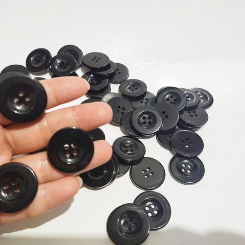 Jual Kancing Jas Ukuran 15mm 18mm 20 mm 25 mm per biji - Putih, 20 mm ...