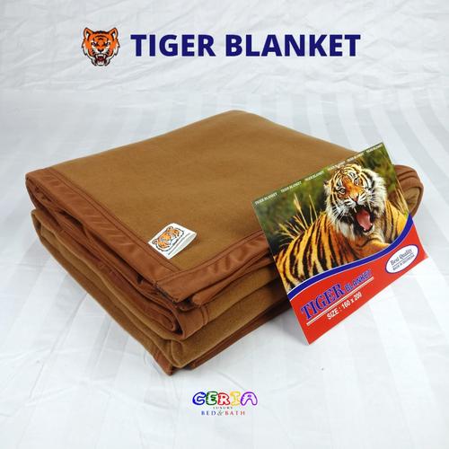 Promo Selimut Hotel Polos Merk TIGER Warna COKLAT TUA Uk. 160x200cm ...