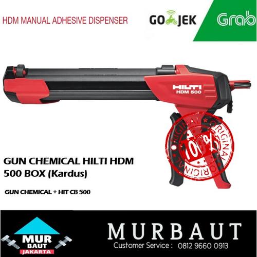Jual GUN CHEMICAL/LEM HILTI HIT RE 500 BOX (DISPENSER HDM 500 BOX ...