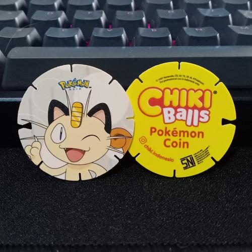 Jual Tazos Pokemon Coin Chiki Balls Tazos Meowth - Kota Tangerang ...